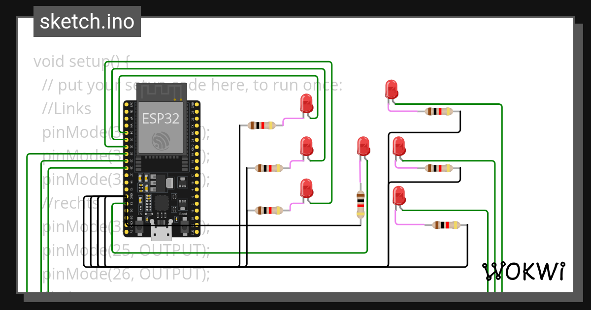 Würfel - Wokwi ESP32, STM32, Arduino Simulator