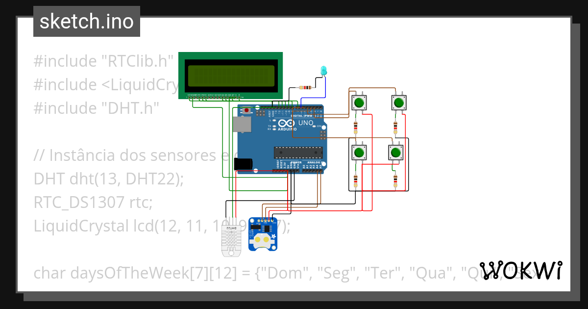 Ar Condicionado - ATENDIMENTO - Wokwi ESP32, STM32, Arduino Simulator