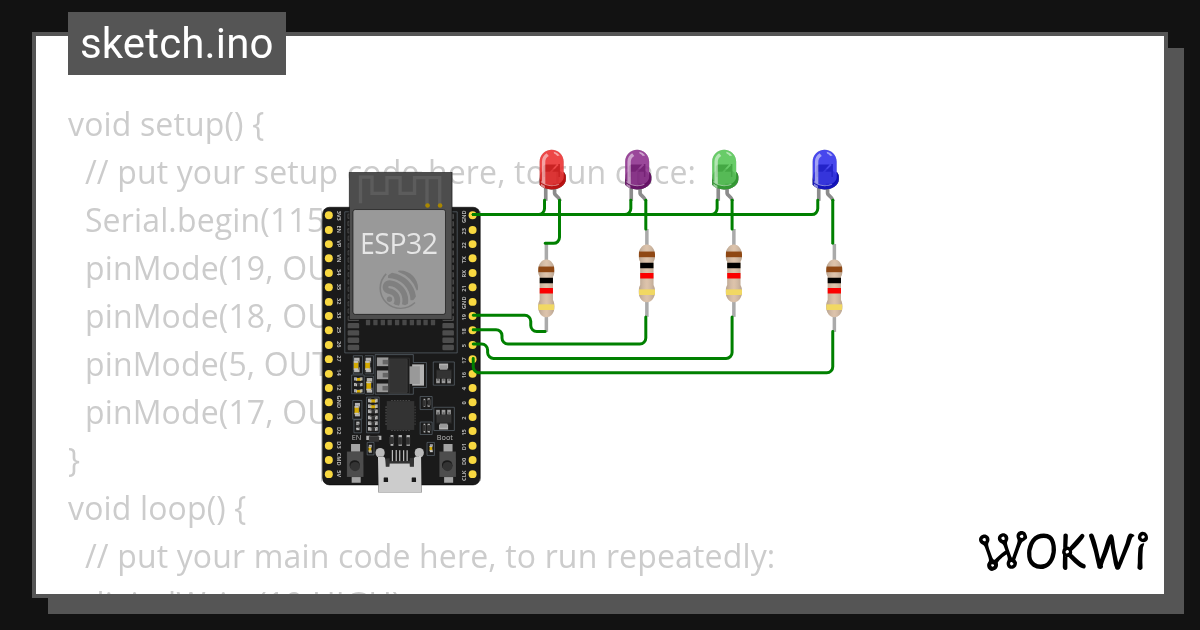 latihan soal 3 - Wokwi ESP32, STM32, Arduino Simulator