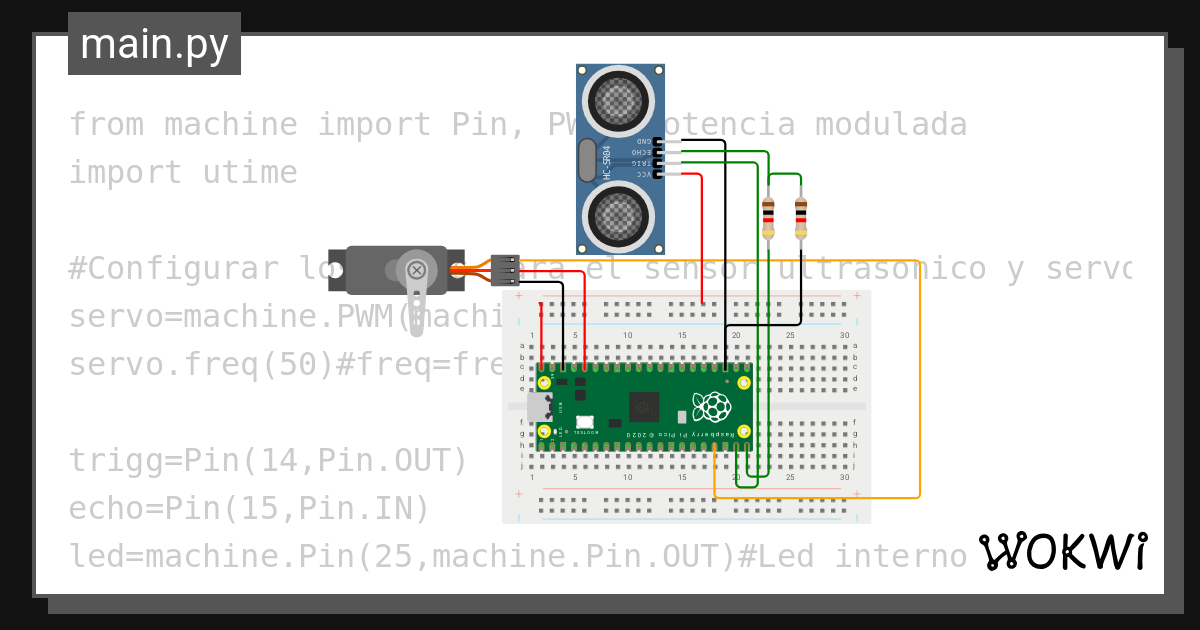Sensor Servo Wokwi Esp32 Stm32 Arduino Simulator 5963