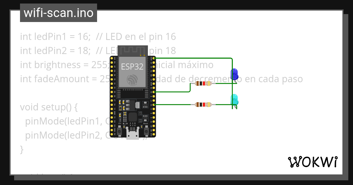 2Leds - Wokwi ESP32, STM32, Arduino Simulator 2Leds - Wokwi ESP32, STM32, Arduino Simulator