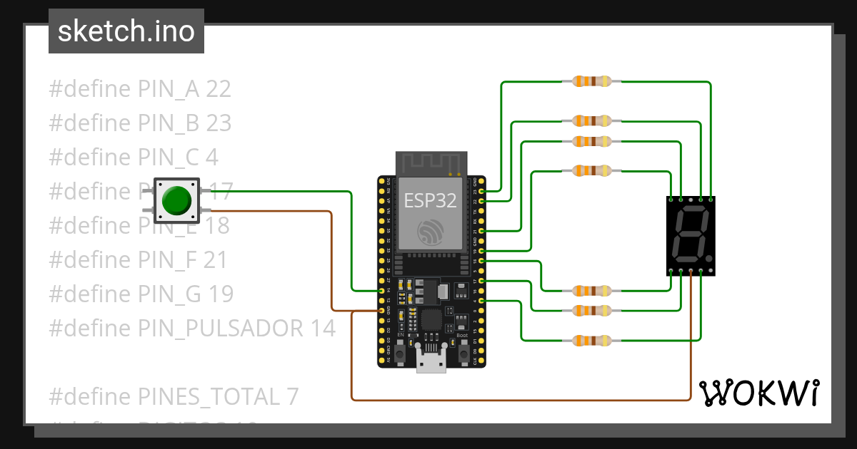 08-introduccion-incrementar-con-pulsador - Wokwi ESP32, STM32, Arduino Simulator