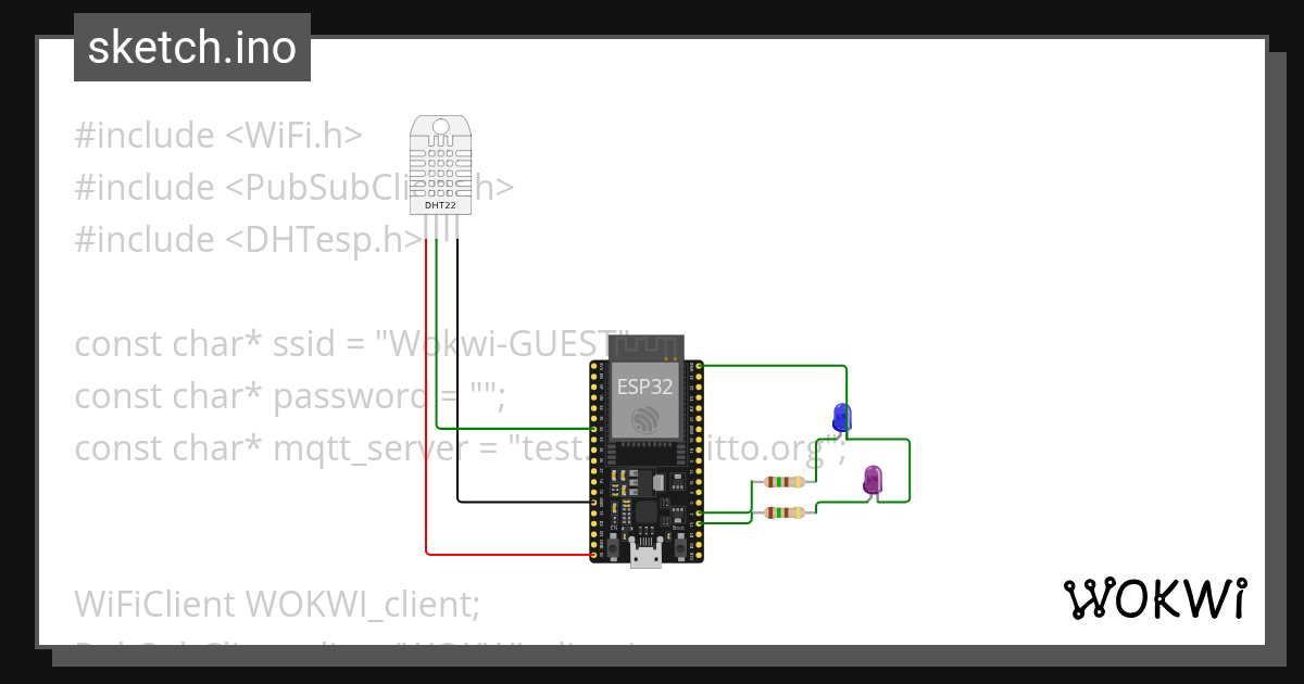 projeto2 - Wokwi ESP32, STM32, Arduino Simulator