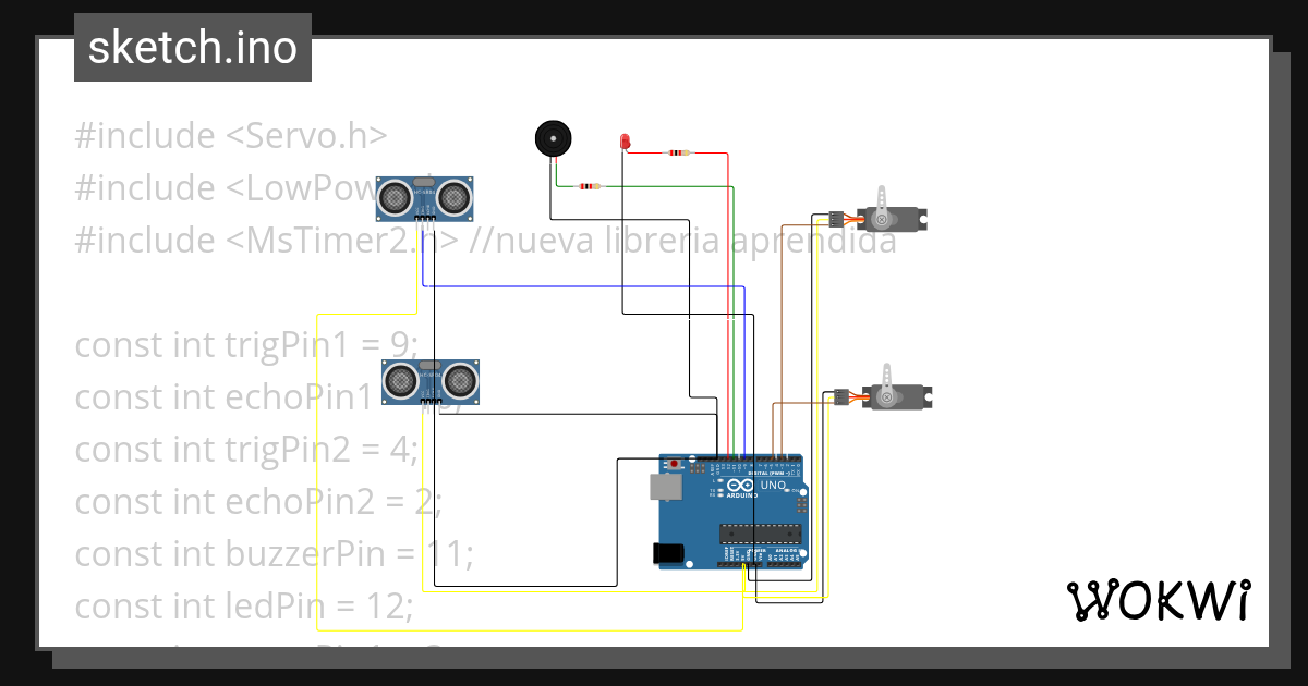 parcial n2° de microcontroladores - Wokwi ESP32, STM32, Arduino Simulator