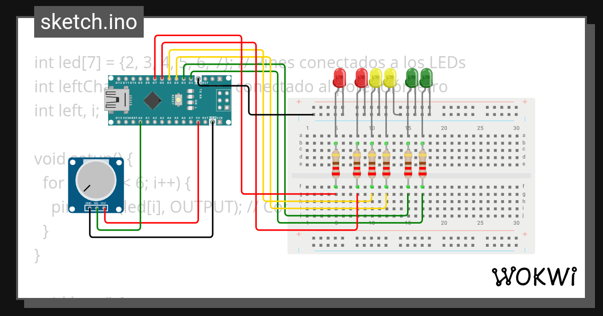 Audio Visualizer - Wokwi ESP32, STM32, Arduino Simulator