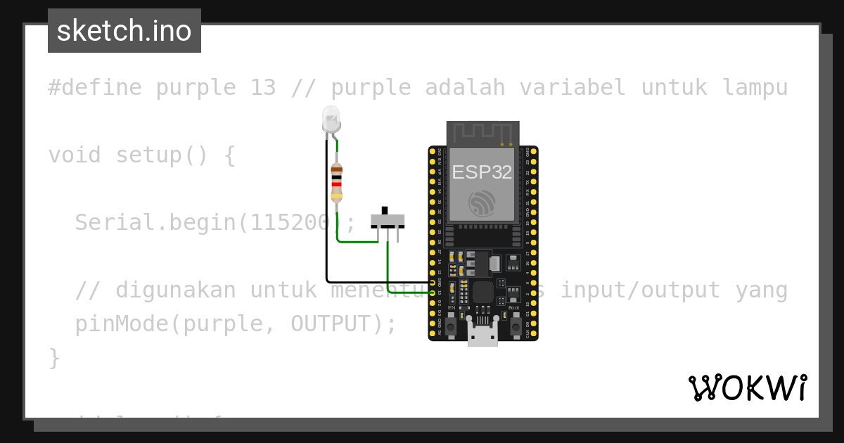 Latihan 21 Wokwi Esp32 Stm32 Arduino Simulator 9635
