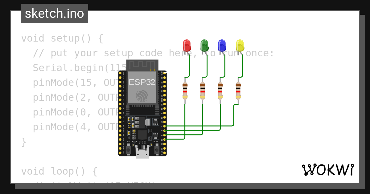 Modul 0 Latihan 2 Wokwi Esp32 Stm32 Arduino Simulator 4968