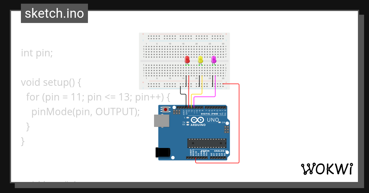 prj2 forloop - Wokwi ESP32, STM32, Arduino Simulator prj2 forloop - Wokwi ESP32, STM32, Arduino Simulator
