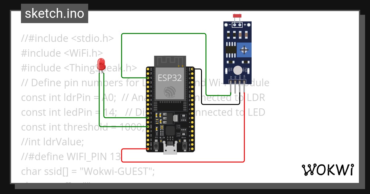 Smoke Detection Wokwi Esp32 Stm32 Arduino Simulator 8446