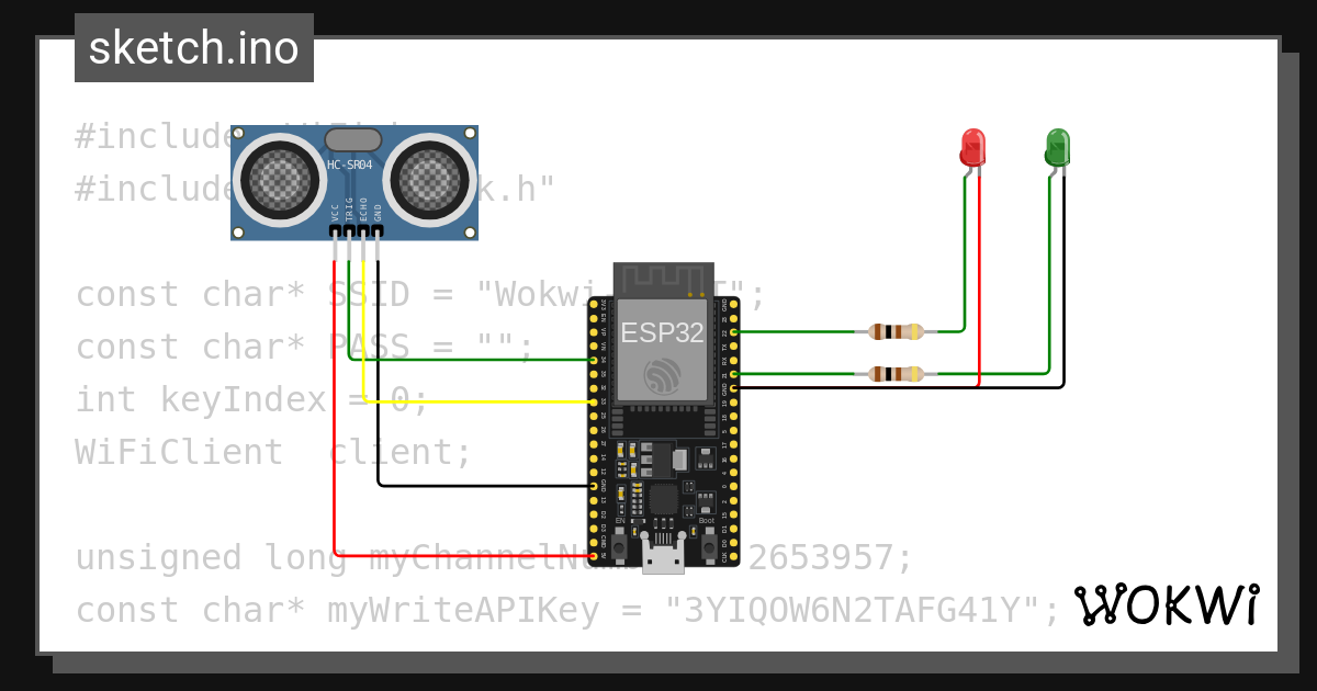 Car Parked Wokwi Esp32 Stm32 Arduino Simulator 5823