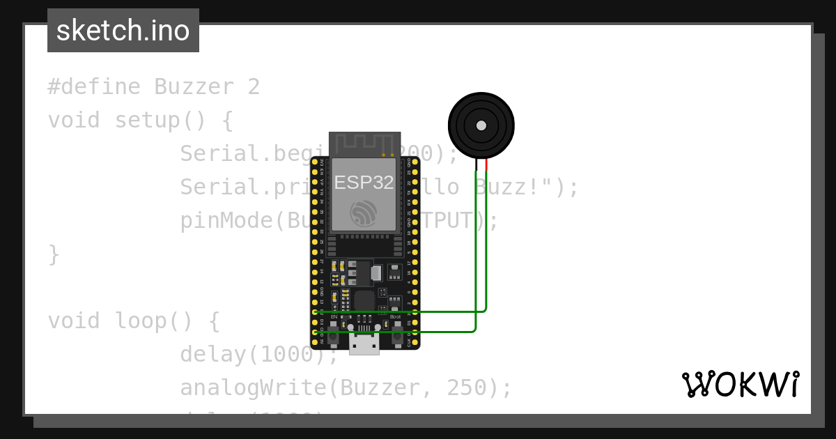 Tugas Buzzer 1 Wokwi Esp32 Stm32 Arduino Simulator 8342