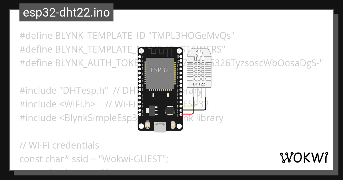 esp32-dht22.ino - Wokwi ESP32, STM32, Arduino Simulator