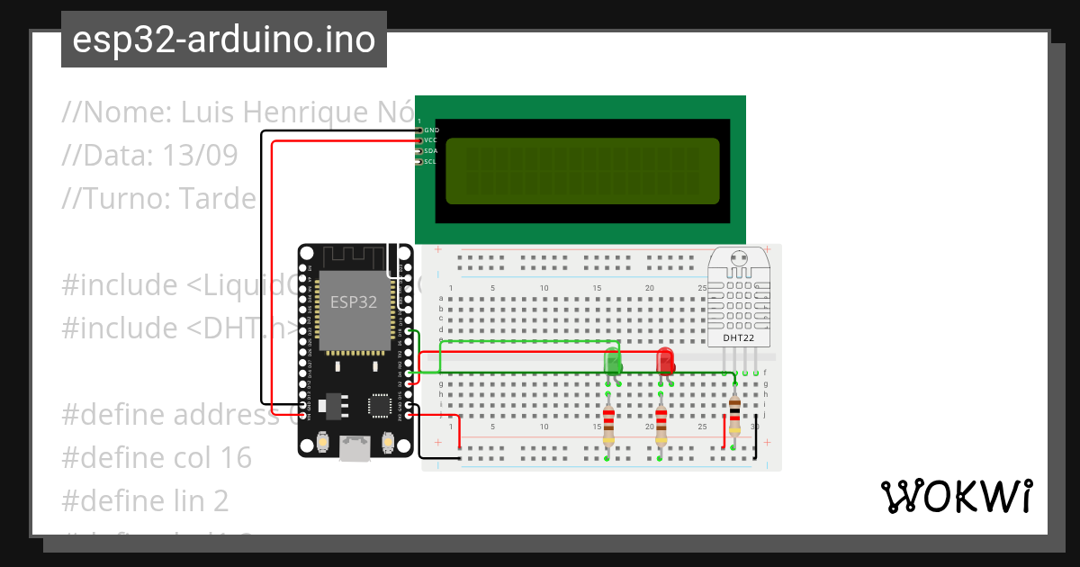 Atividade 2/1 - Wokwi ESP32, STM32, Arduino Simulator