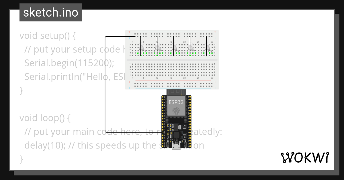IOT WEEK 2 - Wokwi ESP32, STM32, Arduino Simulator