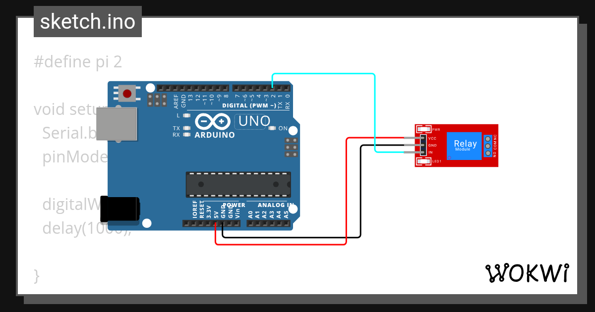 relay - Wokwi ESP32, STM32, Arduino Simulator