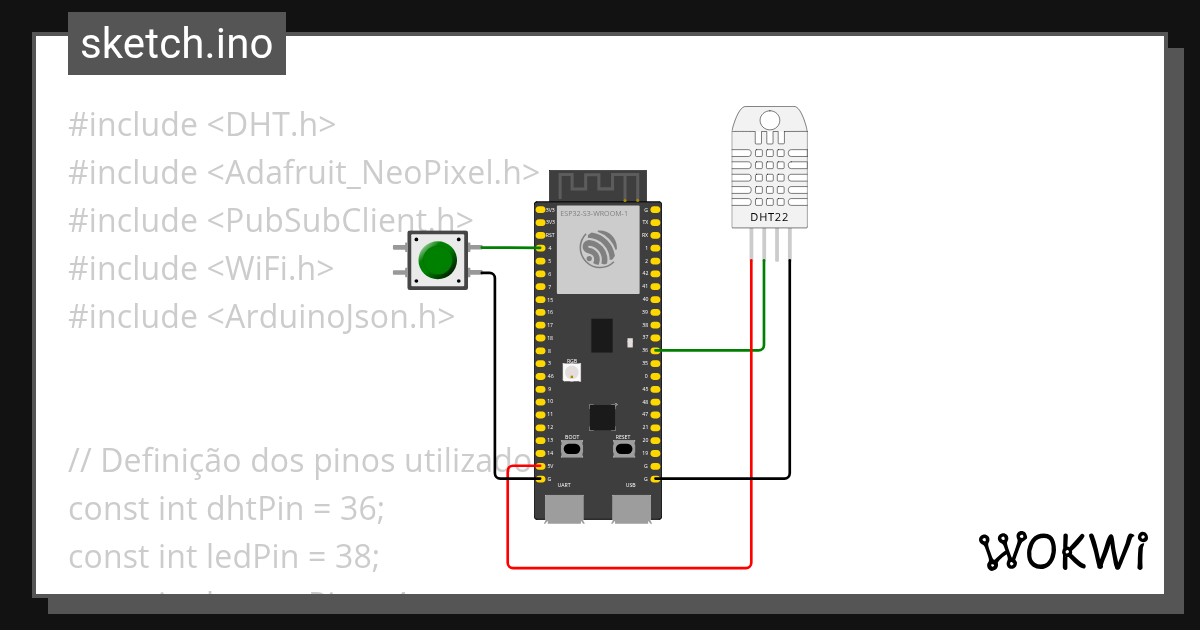 Desafio-Iot - Wokwi ESP32, STM32, Arduino Simulator
