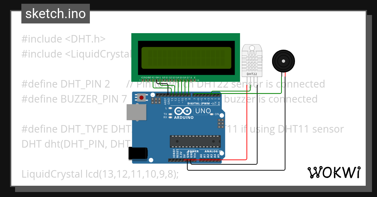 TUGAS_SENSOR SUHU BUZZER_DAFFA_XII-A - Wokwi ESP32, STM32, Arduino Simulator