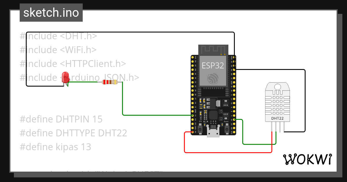 Suhu Wokwi Esp32 Stm32 Arduino Simulator 