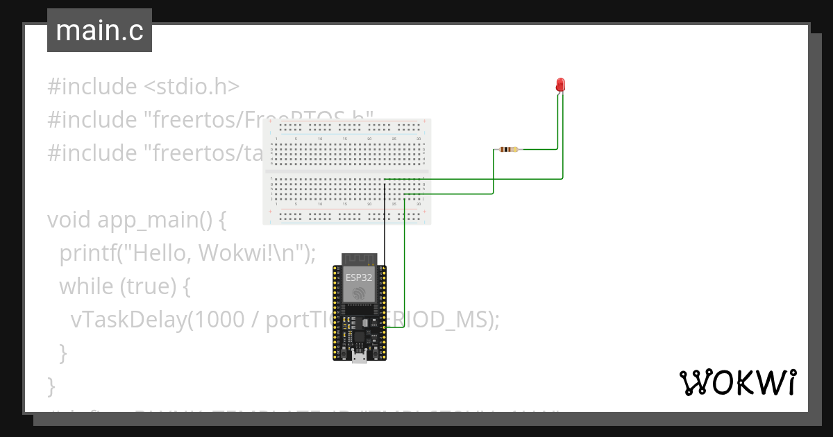 Praktikum TI - Wokwi ESP32, STM32, Arduino Simulator