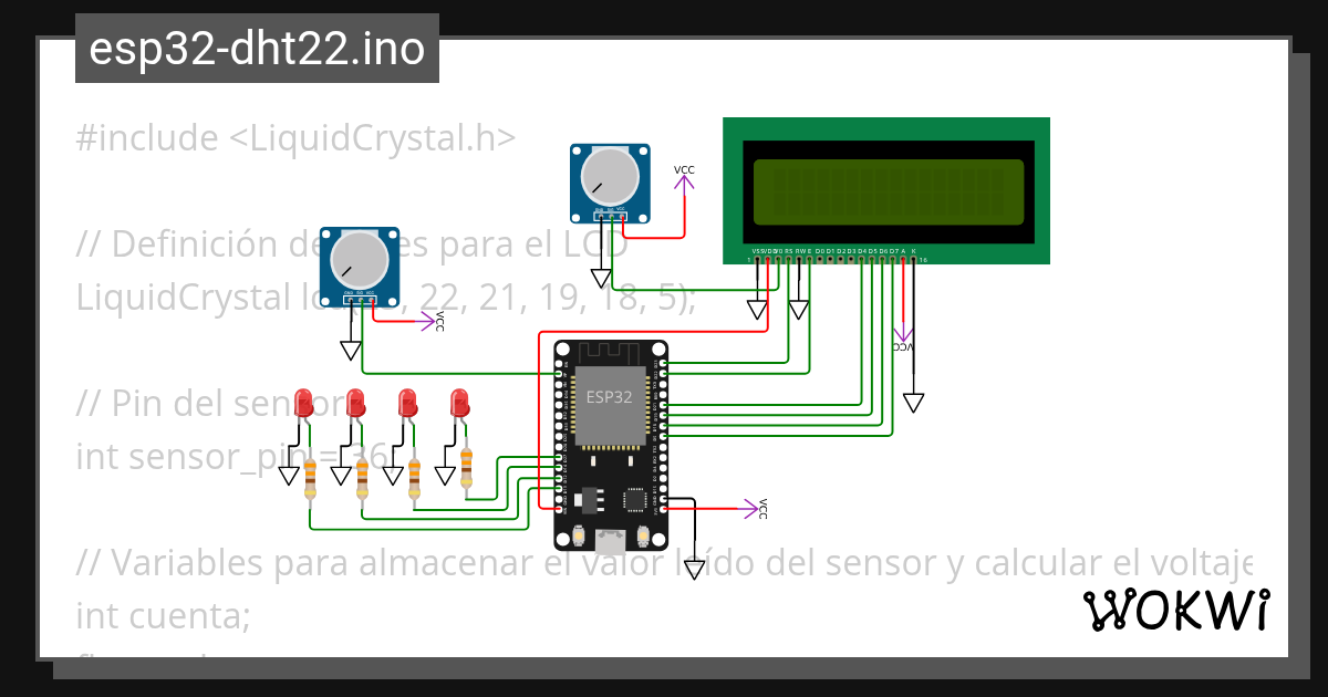 Proyecto 05 - Wokwi ESP32, STM32, Arduino Simulator
