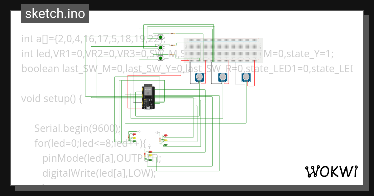 lab 4 trafigligh.ino - Wokwi ESP32, STM32, Arduino Simulator