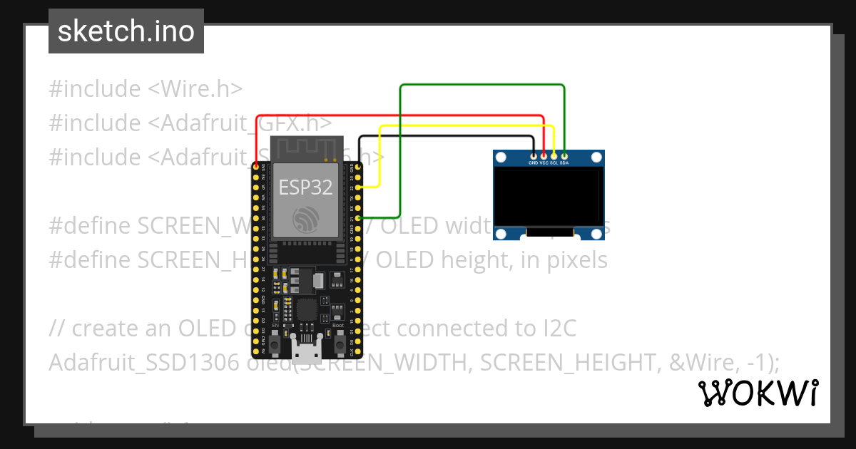 tulisan halo - Wokwi ESP32, STM32, Arduino Simulator