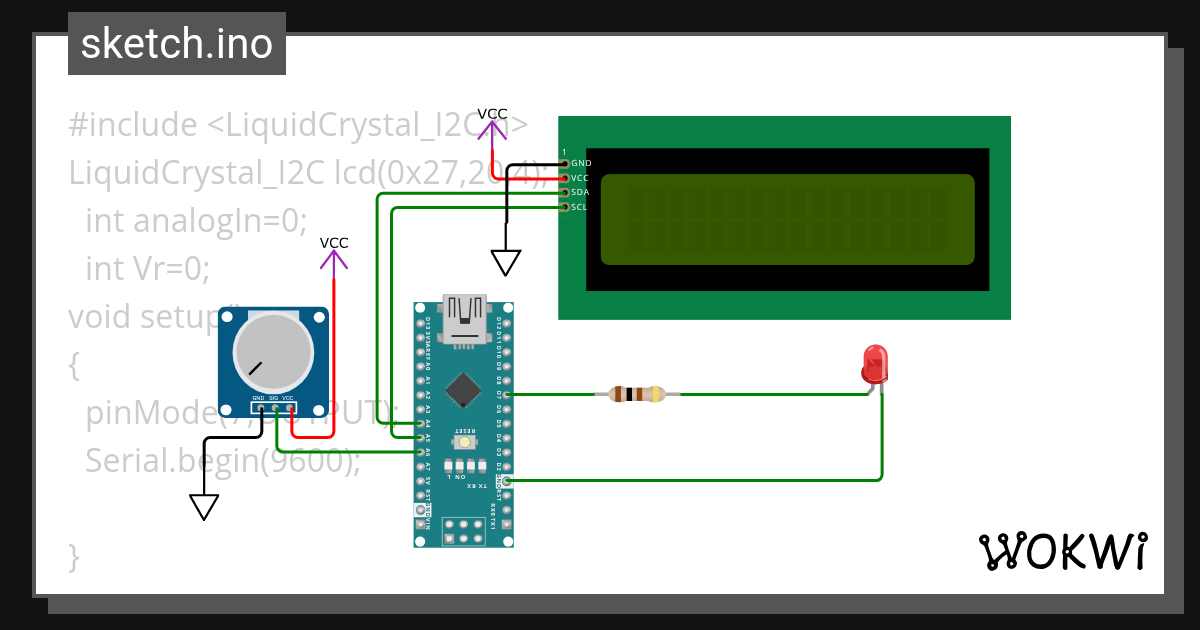 วงจรไฟไล่เบา Wokwi Esp32 Stm32 Arduino Simulator 0943