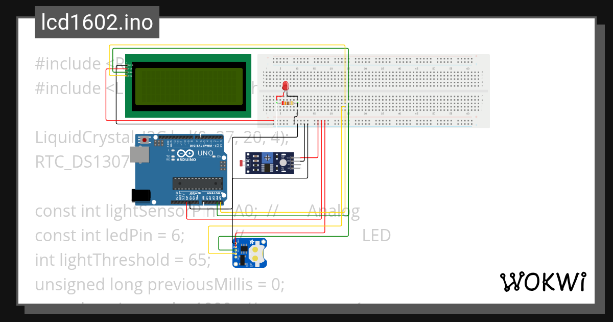 lcd 20*4 - Wokwi ESP32, STM32, Arduino Simulator