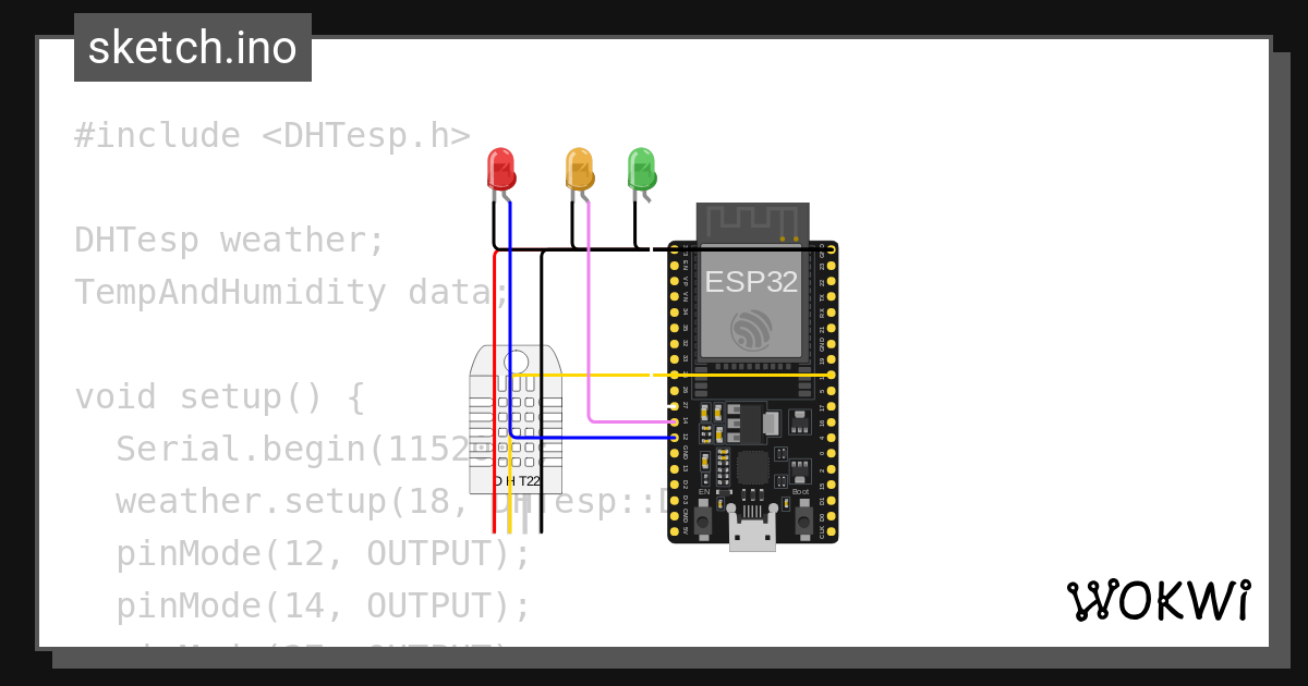 Day 2 Task 1 Wokwi Esp32 Stm32 Arduino Simulator 7080