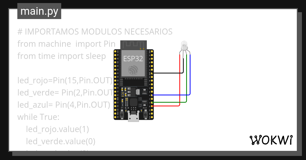 SEMAFORO MECA ERIK - Wokwi ESP32, STM32, Arduino Simulator