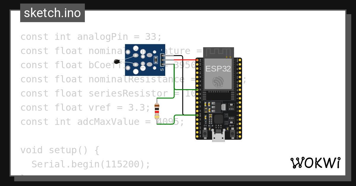 Temperature Sensor Pr 6 Wokwi Esp32 Stm32 Arduino Simulator 4916