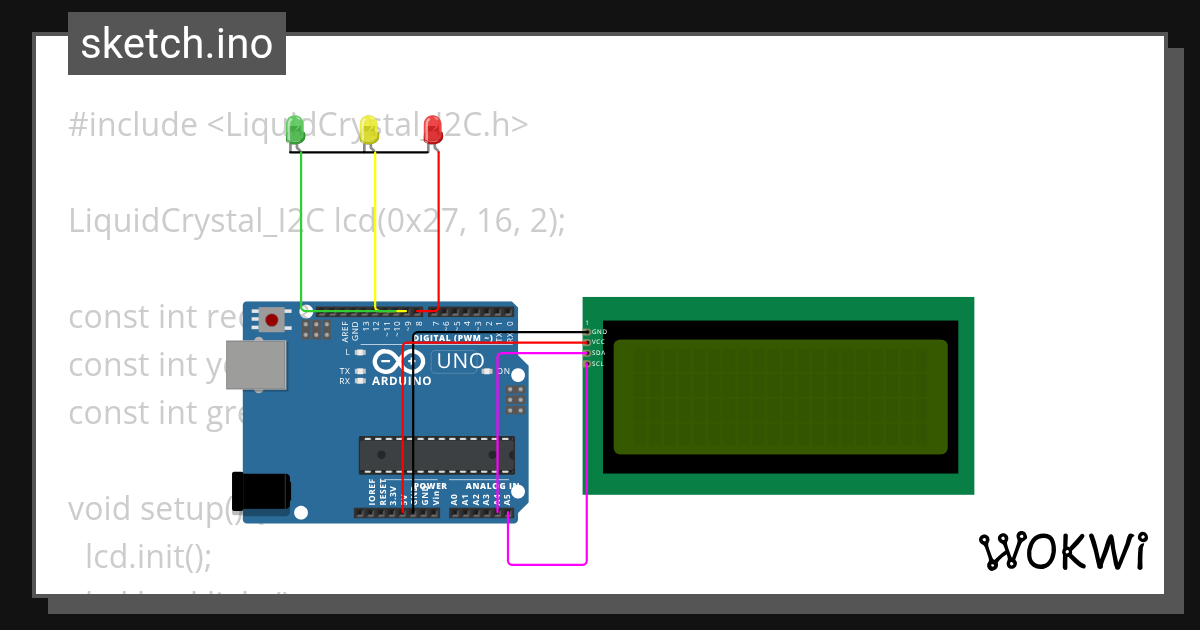 Week 1 Traffic Light Using Arduino Uno Wokwi Esp32 Stm32 Arduino 2221
