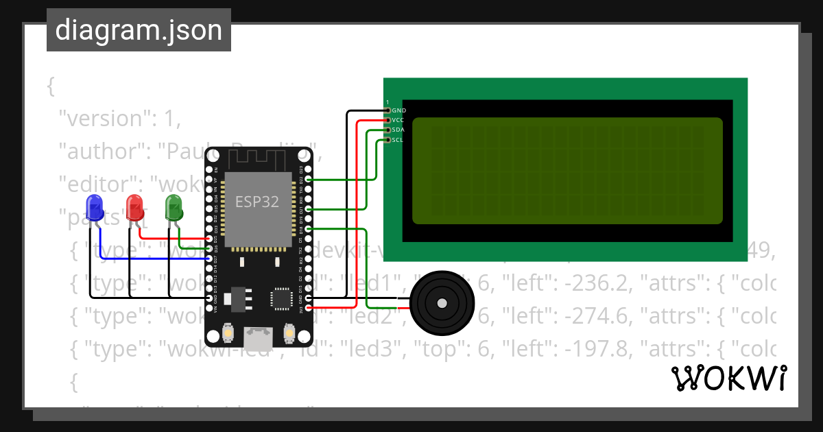 Happy Birthday ESP32 - Wokwi ESP32, STM32, Arduino Simulator