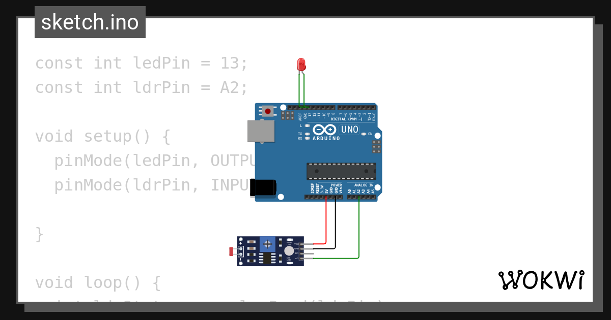 ldr led - Wokwi ESP32, STM32, Arduino Simulator ldr led - Wokwi ESP32, STM32, Arduino Simulator