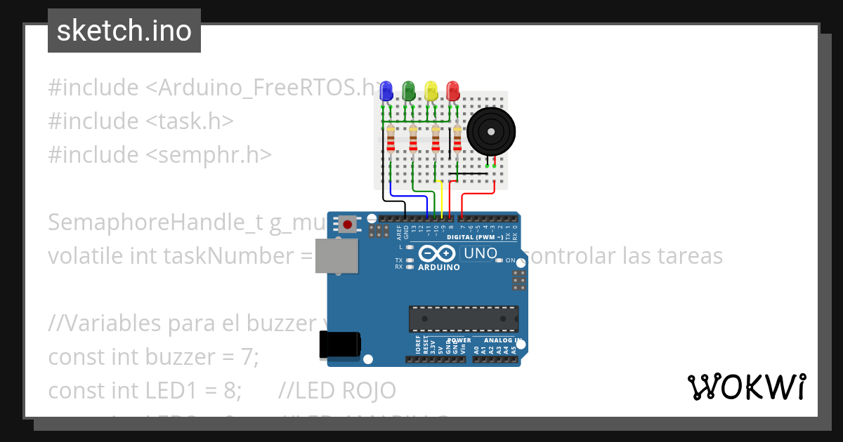 ejercicio #05 Adell - Wokwi ESP32, STM32, Arduino Simulator