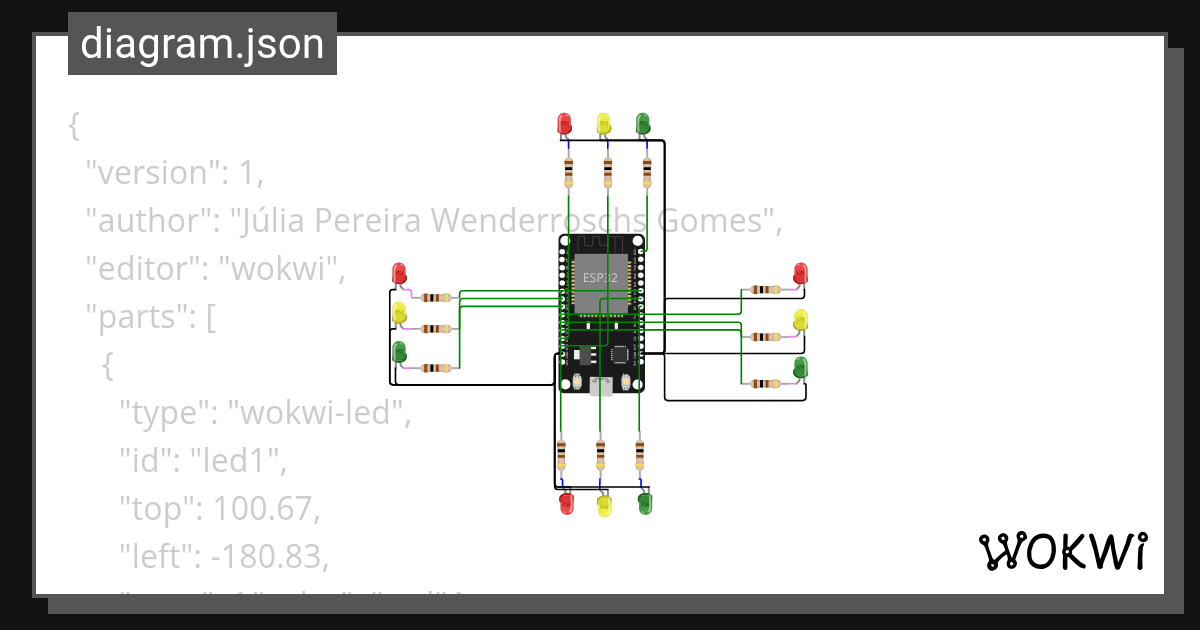 Semáforo - STR - Elpídio e Renan Copy - Wokwi ESP32, STM32, Arduino Simulator