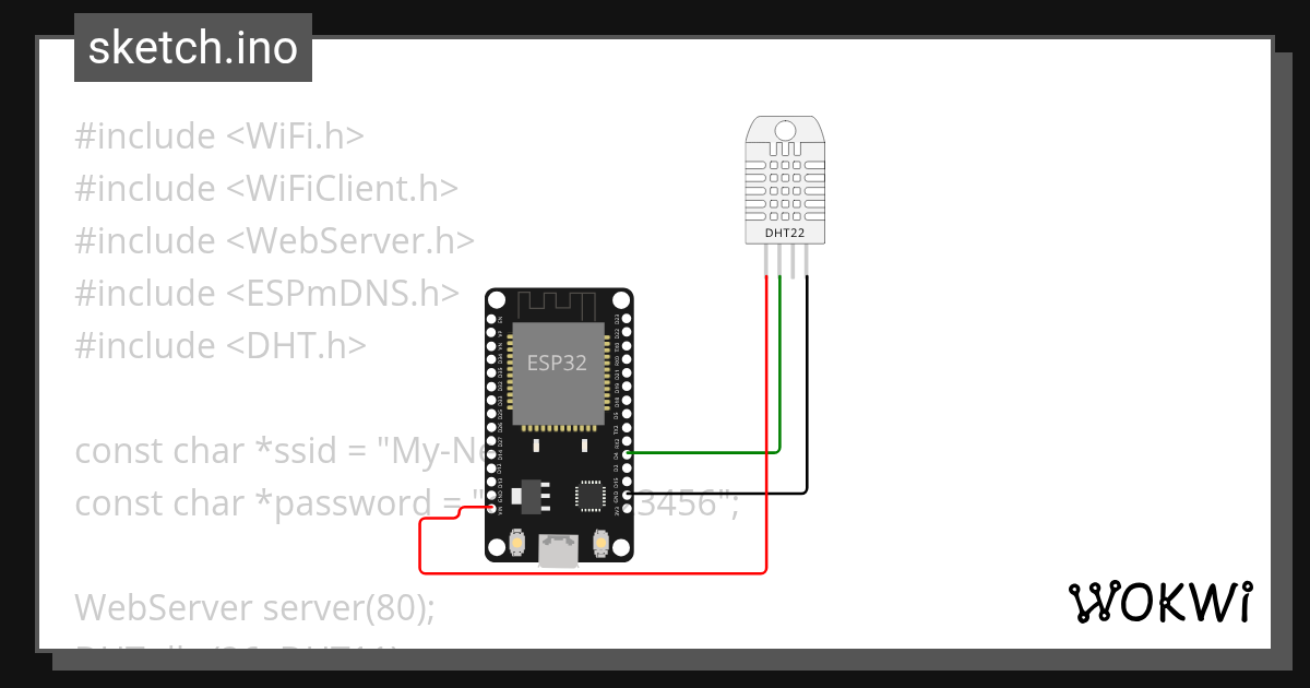 ESP32 DHT11 - 2303073 Copy - Wokwi ESP32, STM32, Arduino Simulator