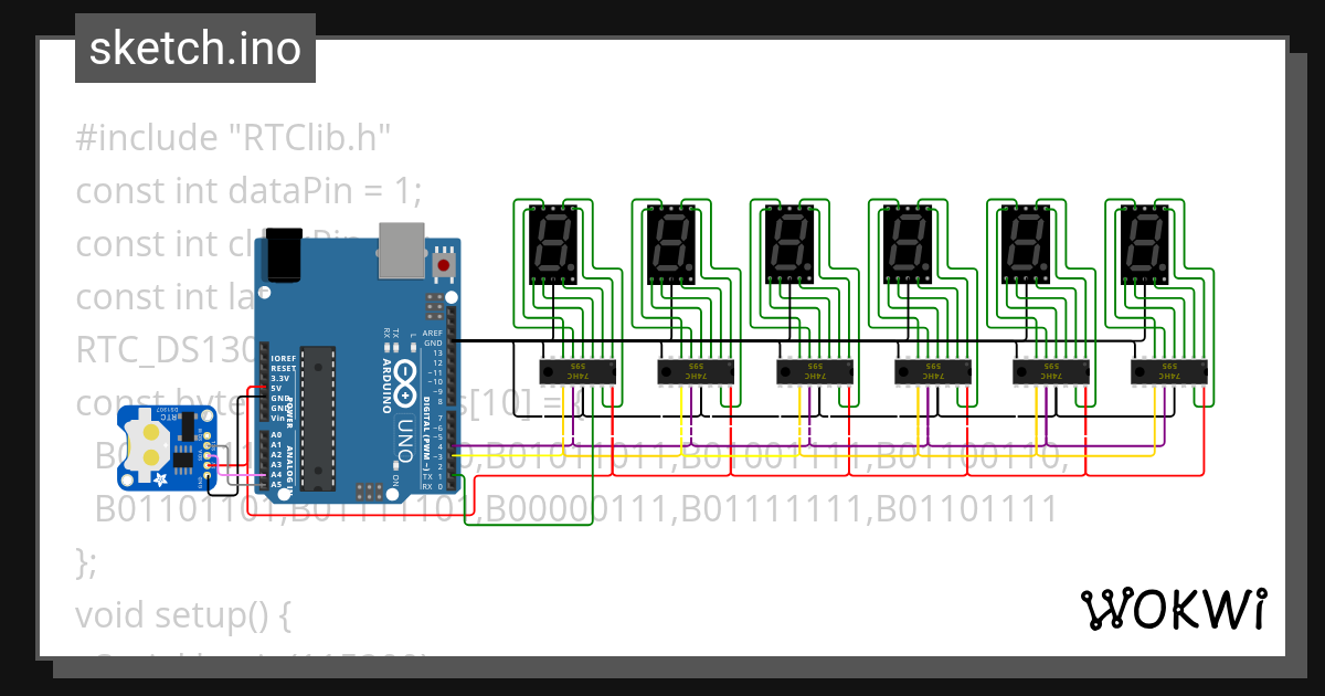 Day and Time Copy (2) belabor 00001 - Wokwi ESP32, STM32, Arduino Simulator