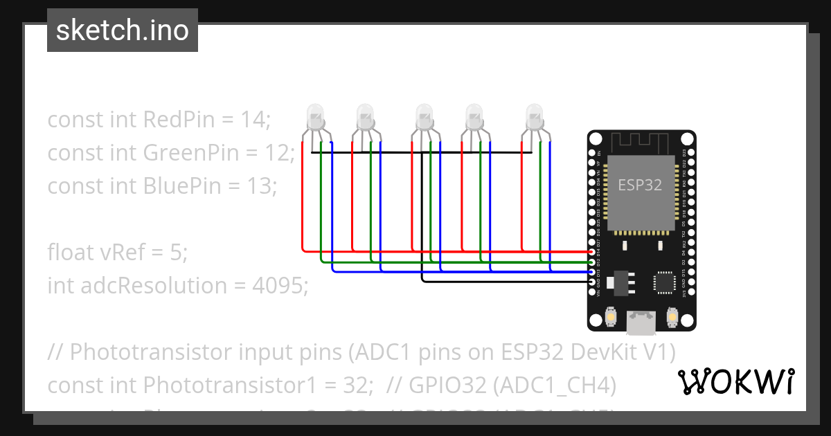 Wokwi - Online ESP32, STM32, Arduino Simulator