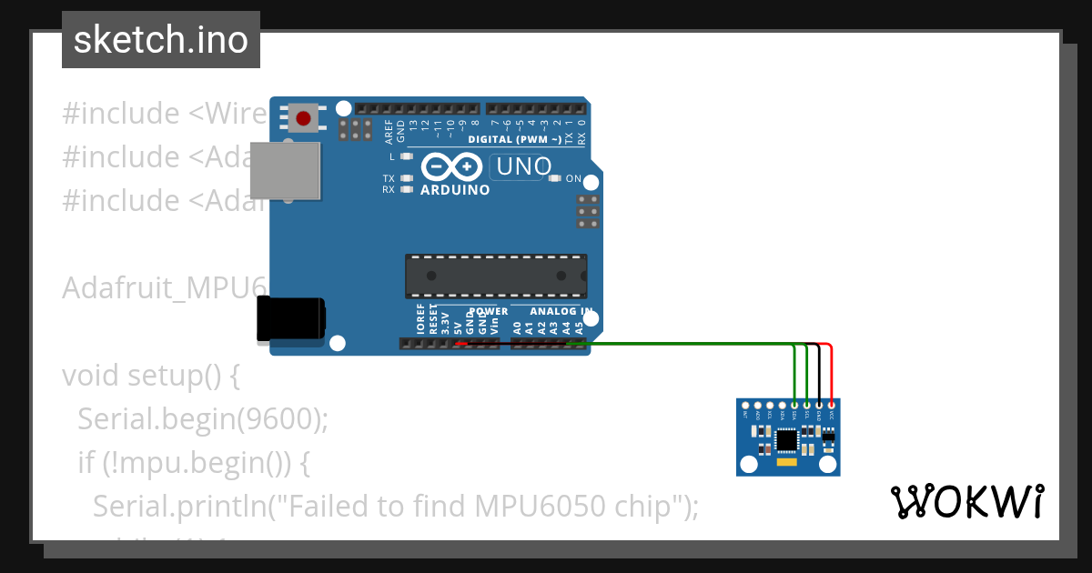 MPU6050 simulation (Prosthetic Arm Team02) suman_20236217.mpu - Wokwi ESP32, STM32, Arduino ...