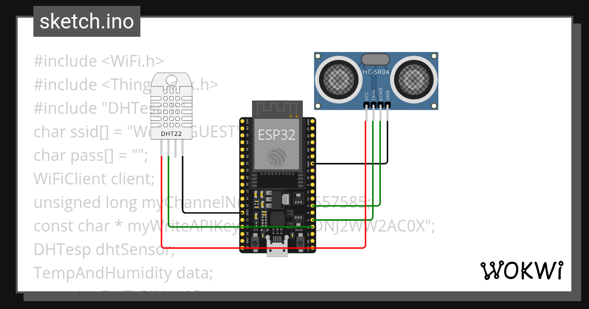 Thingspeak Wokwi Esp32 Stm32 Arduino Simulator