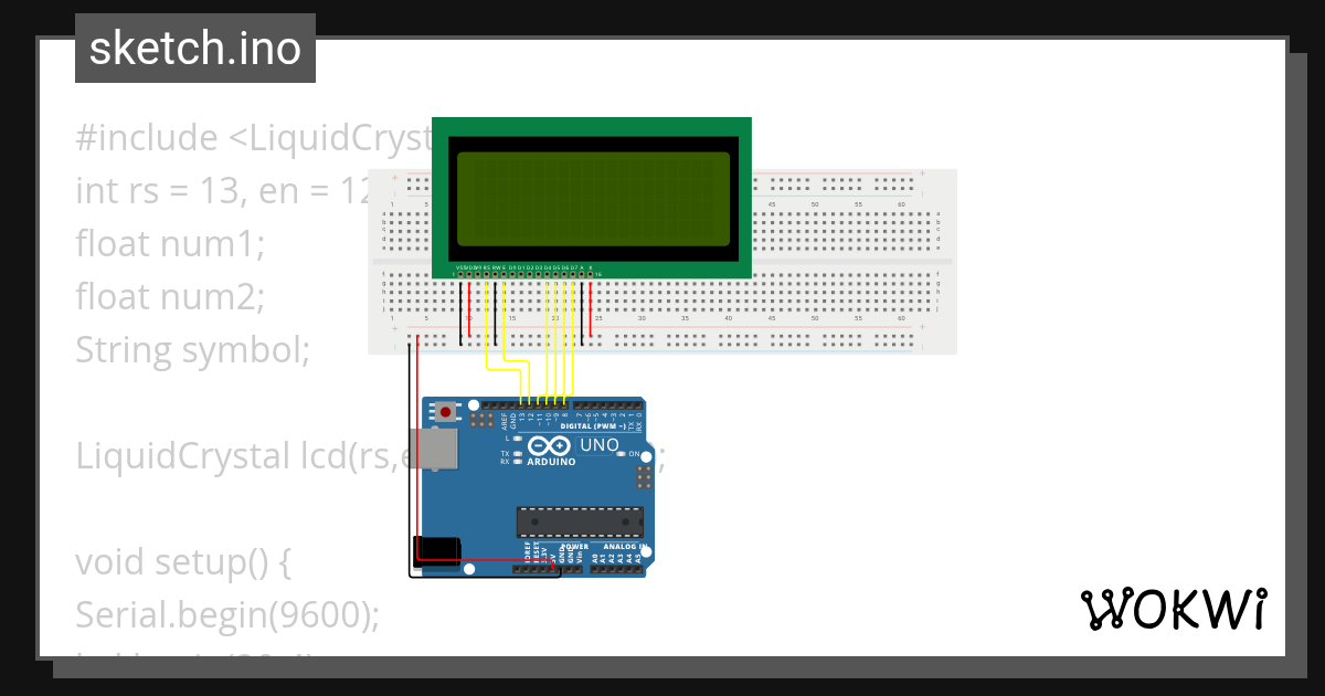 Calc Slag For Calculator Wokwi Esp32 Stm32 Arduino Simulator 