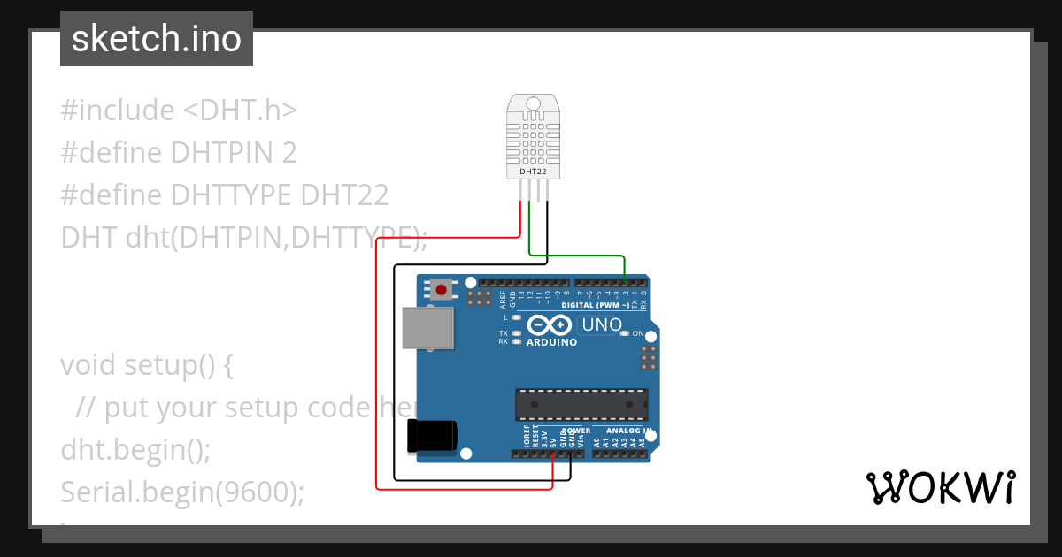 PENGUKUR KELEMBAPAN DAN SUHU ARCANGEL - Wokwi ESP32, STM32, Arduino ... PENGUKUR KELEMBAPAN DAN SUHU ARCANGEL - Wokwi ESP32, STM32, Arduino ...