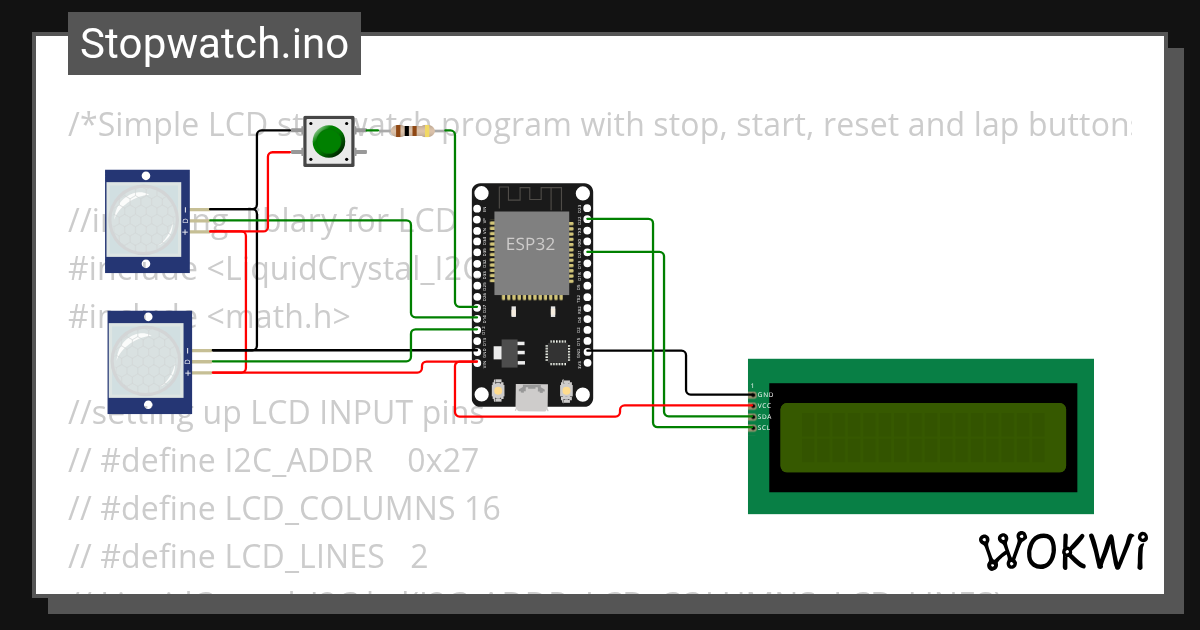 Wokwi - Online ESP32, STM32, Arduino Simulator