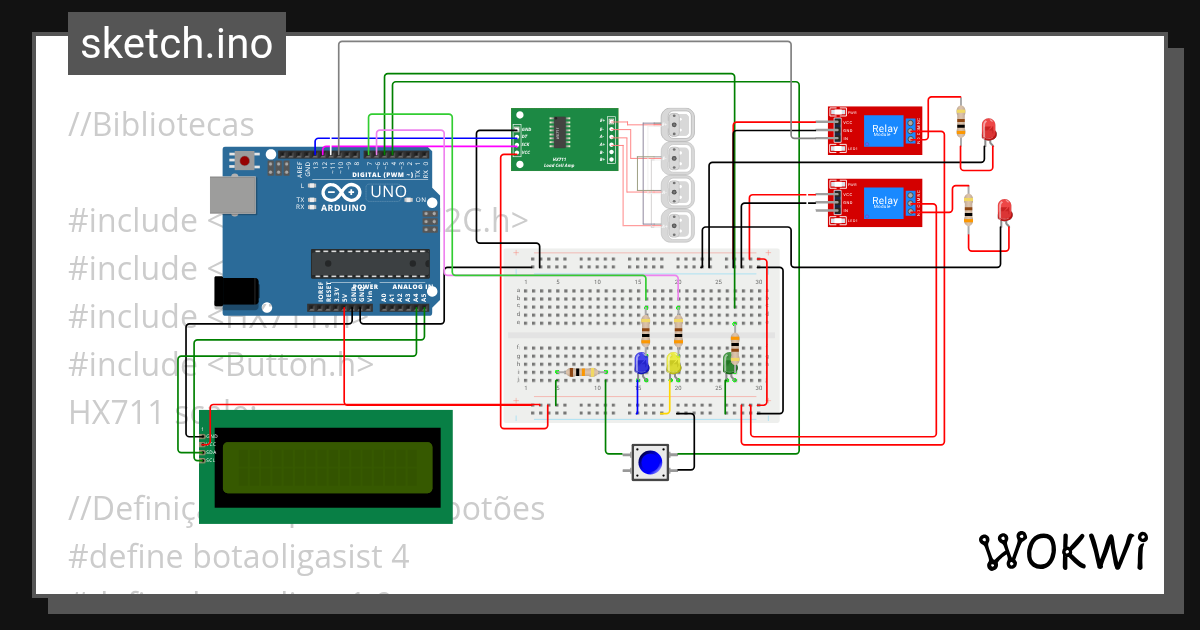 Rascunho - Wokwi ESP32, STM32, Arduino Simulator