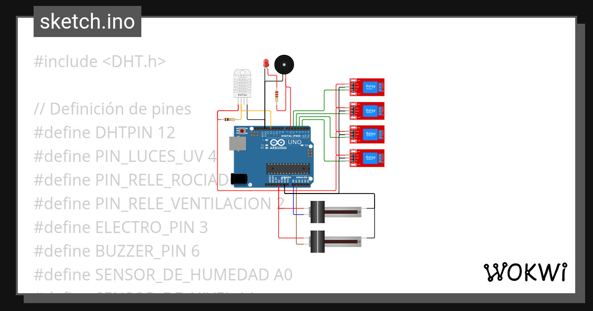 Proyecto Invernadero - Wokwi ESP32, STM32, Arduino Simulator
