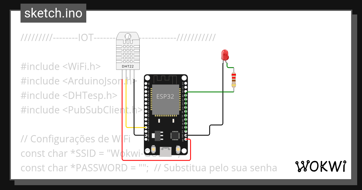 esp-32-dht22 - Wokwi ESP32, STM32, Arduino Simulator