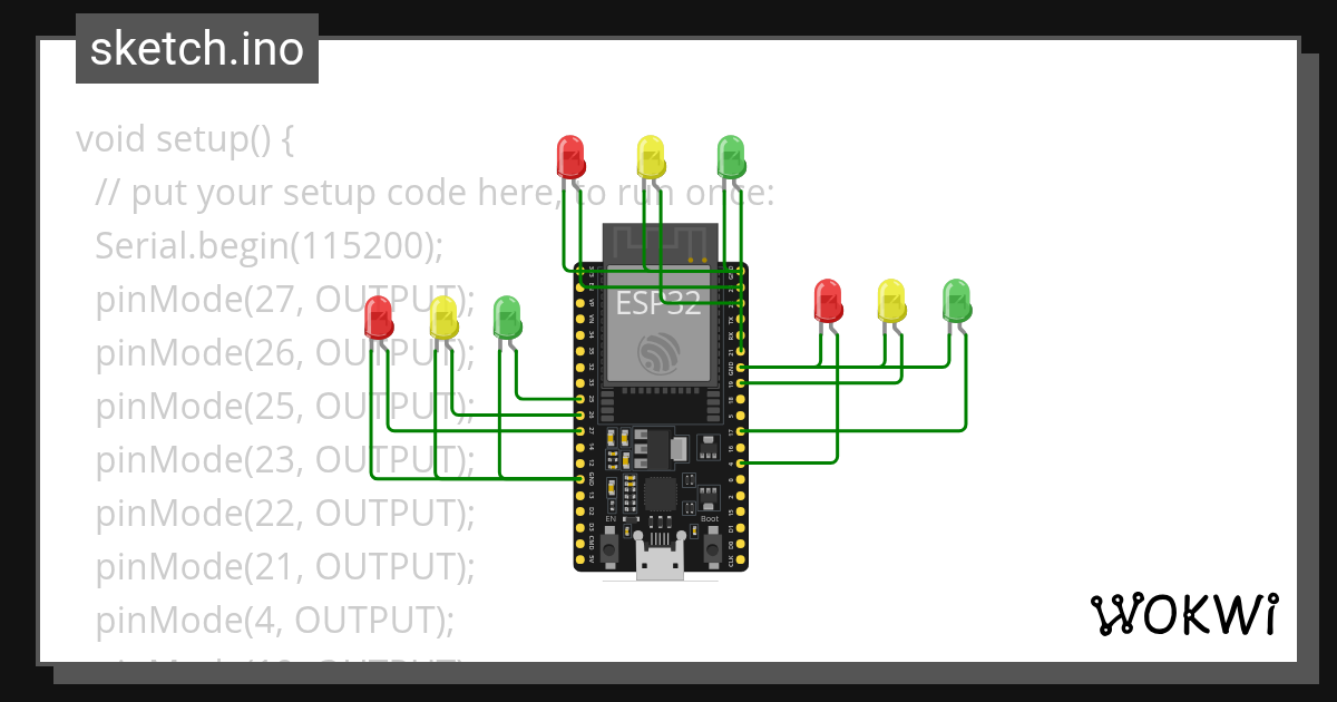 iot Task 5 - Wokwi ESP32, STM32, Arduino Simulator