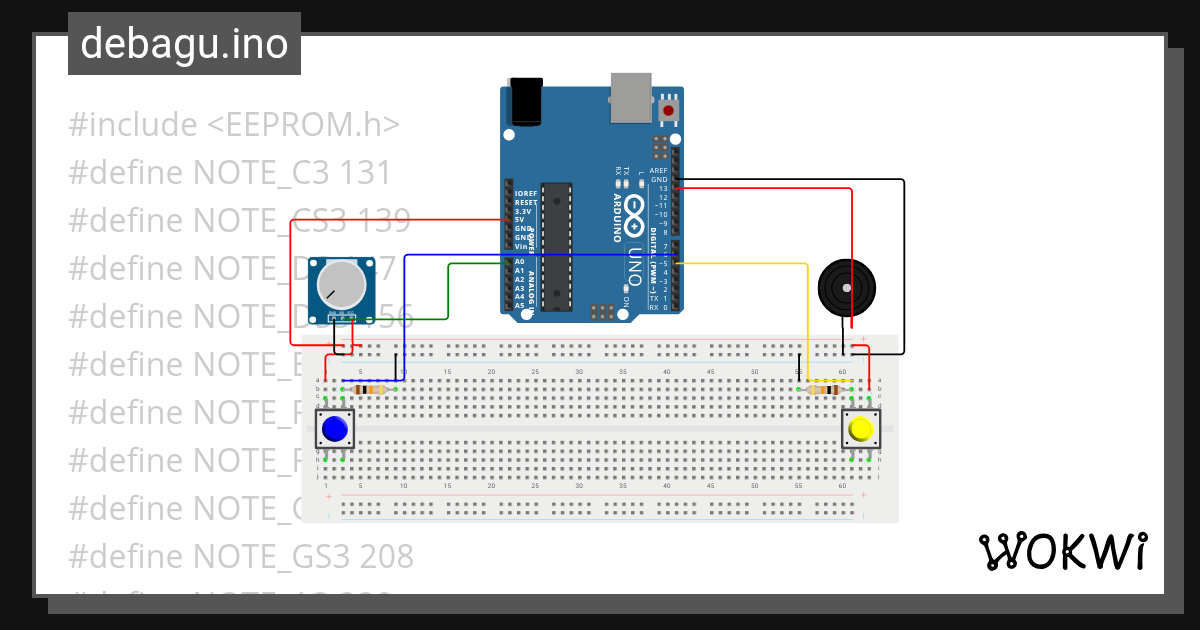 Sample Desune~ - Wokwi ESP32, STM32, Arduino Simulator
