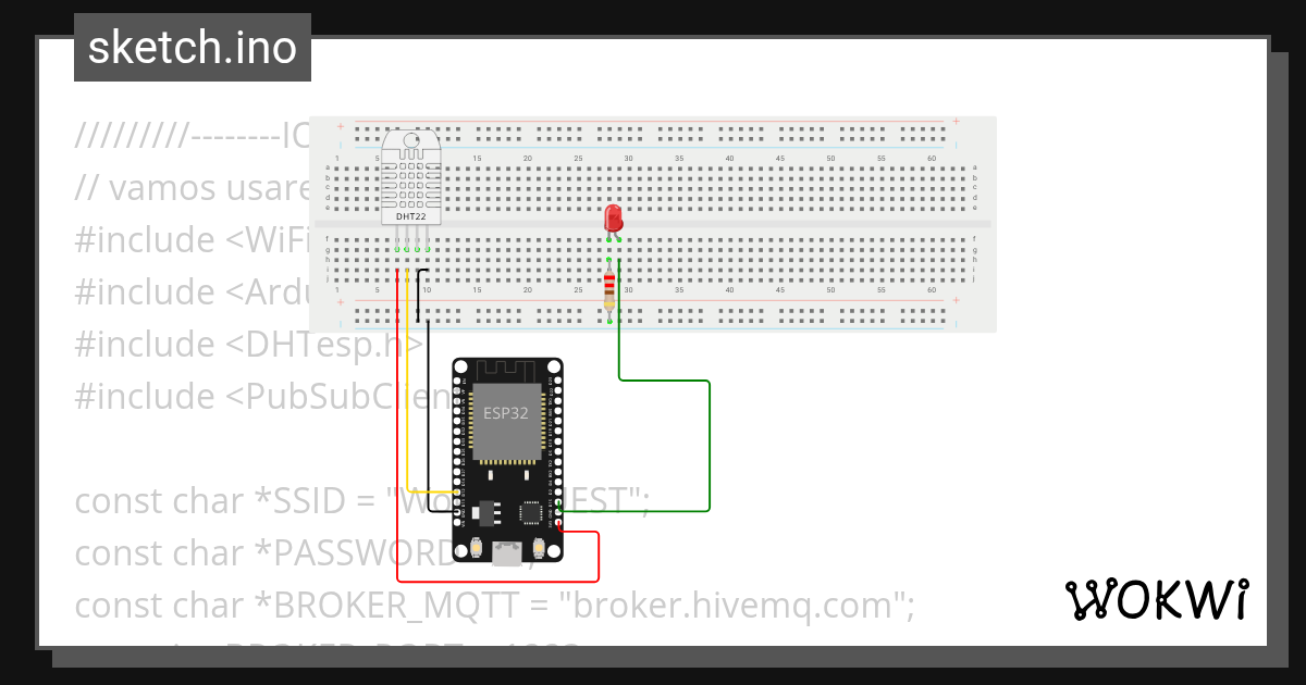 Wokwi - Online ESP32, STM32, Arduino Simulator